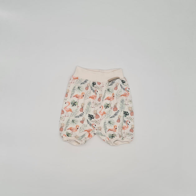 Kurze Pumphose Flamingo – panda&floeckchen